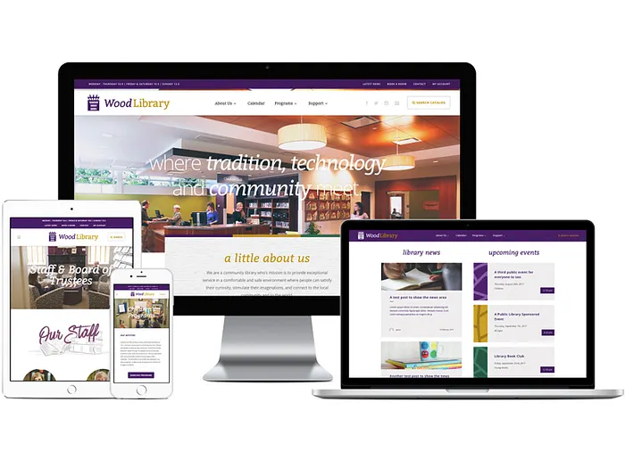 Library Website designs, themes, templates and downloadable graphic ...