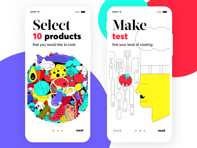 The Culinary Courses selection App by Yurii Syvak on Dribbble