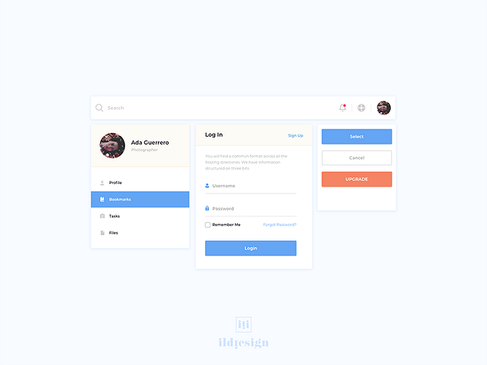 UI Kit Design by Ildiko Gaspar on Dribbble