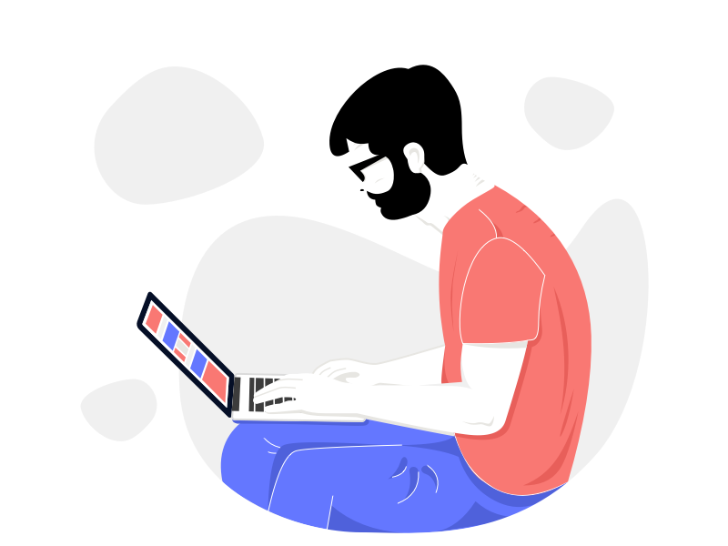 Illu Character 🤓 💻 by Theo Pauliat on Dribbble