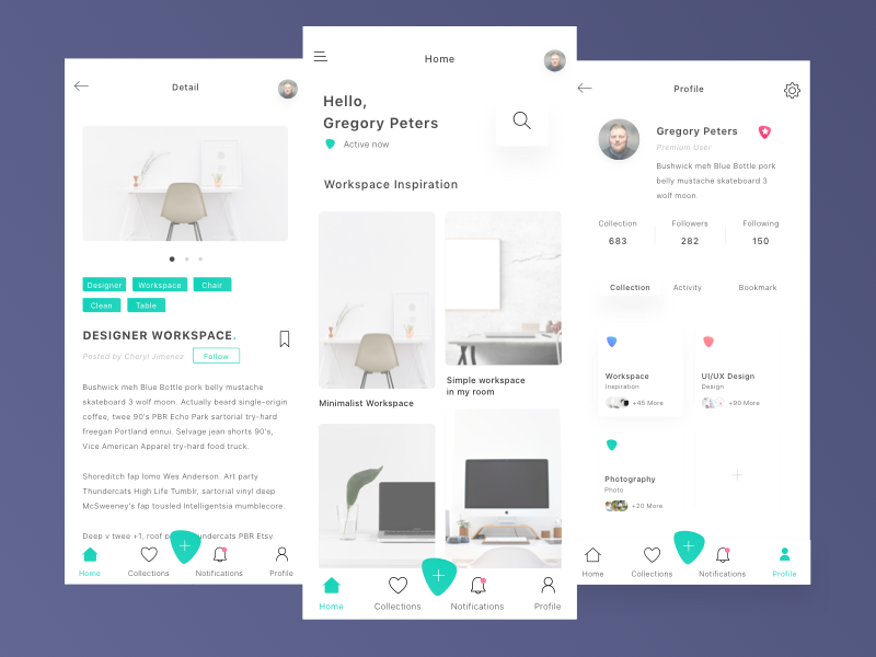 Inspinner app by Umar Aji Pratama for One Week Wonders on Dribbble