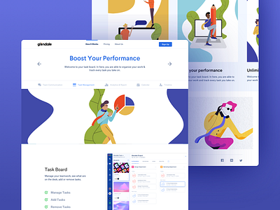 Glendale - How It Works by Lam Bao on Dribbble