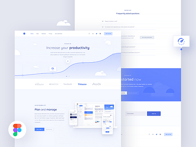 ⚪ Clean and simple website freebie by Maciej Kałaska on Dribbble