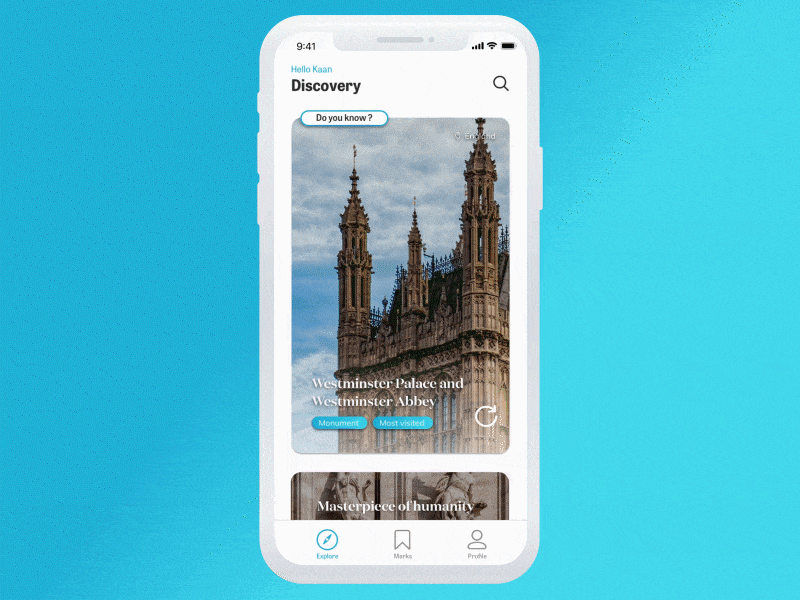 UNESCO Discoveries animation by Kaan Roussel on Dribbble