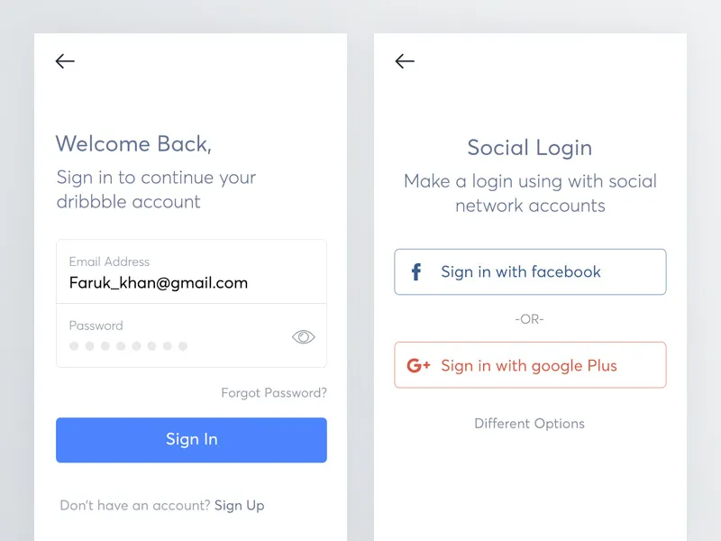 Facebook Login designs, themes, templates and downloadable graphic ...