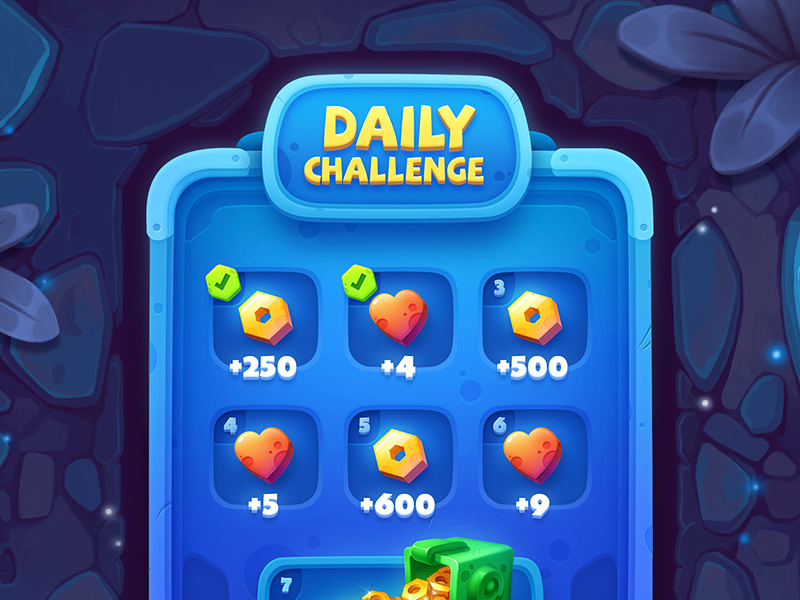 Daily Challenge UI by NestStrix Game Art Studio on Dribbble