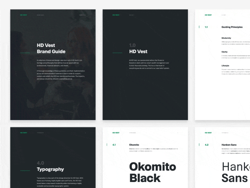 HD Vest® | Brand Guide by Steven Hanley for Studio Termini on Dribbble