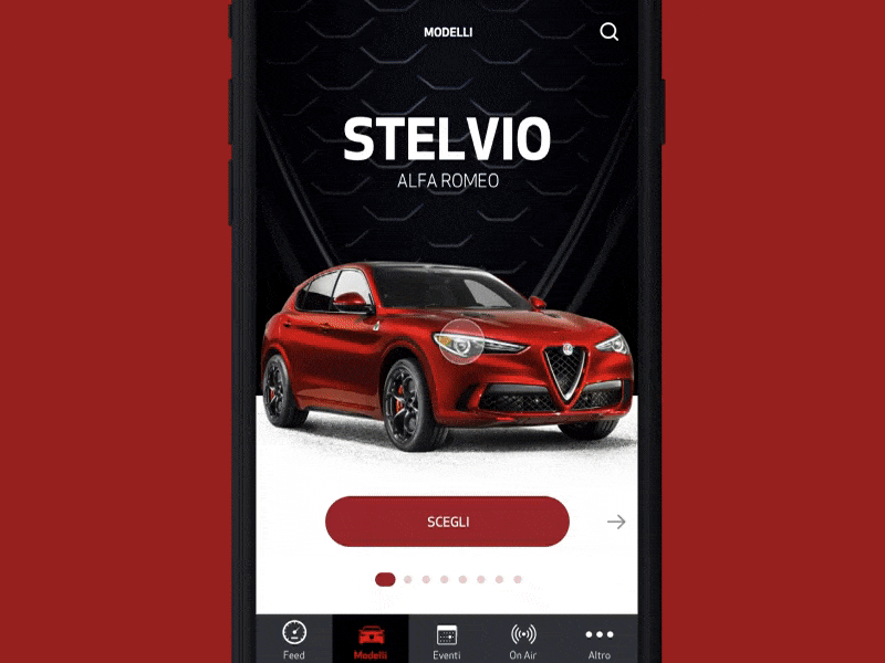 Auto News App | Vehicles by Luca Lombardi for Dynamo Caffeina on Dribbble