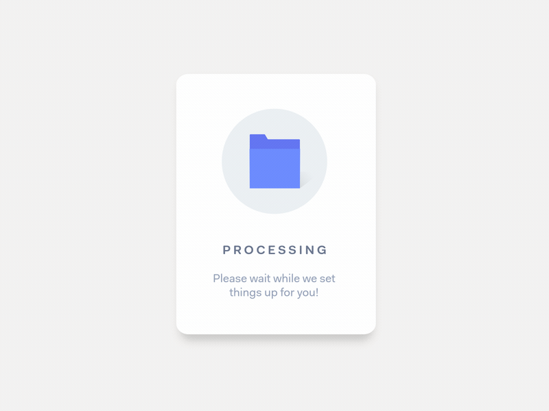 File fetching animation by Vinoth on Dribbble