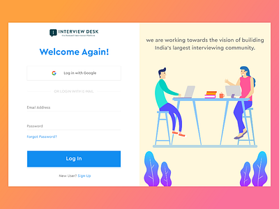 Login Design by Hariharan on Dribbble