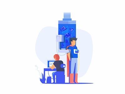 Information tech-hero by Rahul Menon on Dribbble