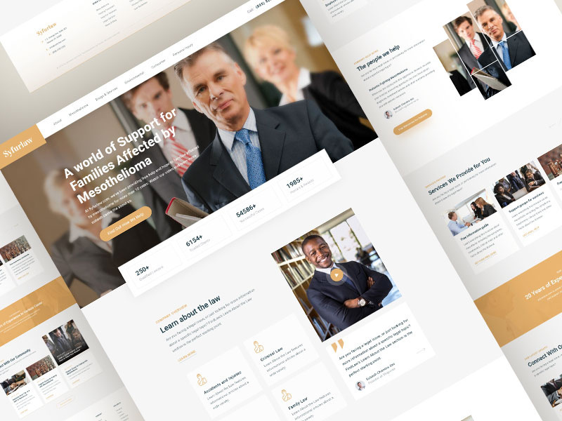 Website Design for Law Office by Subash Chandra on Dribbble