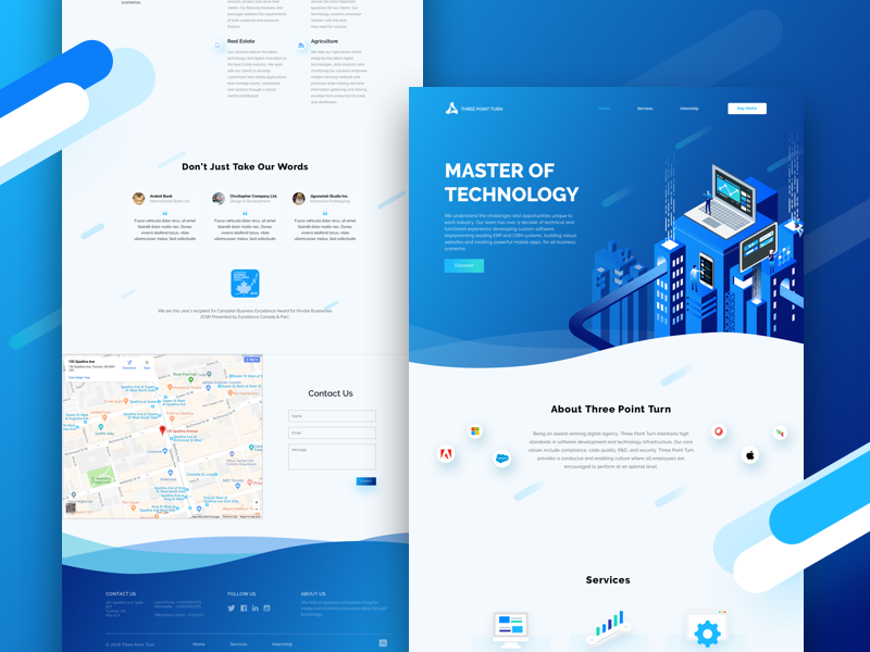 tech startup web design by Franky Fang on Dribbble