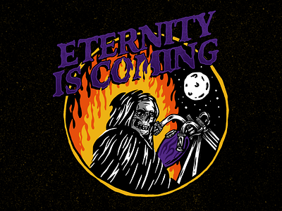 ETERNITY IS COMING... by WEIRDFACE BRAND on Dribbble