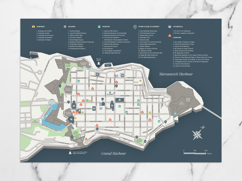 Valletta Map