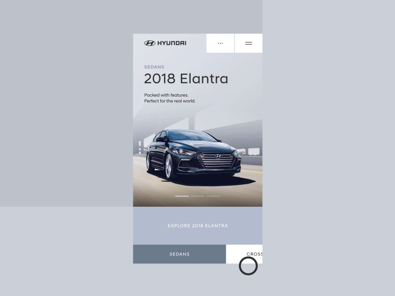 Hyundai Homepage - Concept 01 by Kokopako on Dribbble