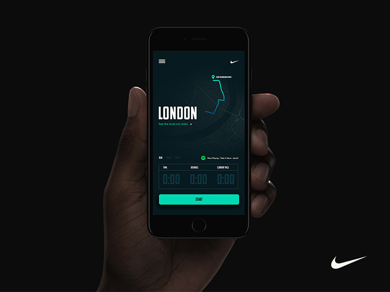 Nike Run App Design by Jack Donovan on Dribbble
