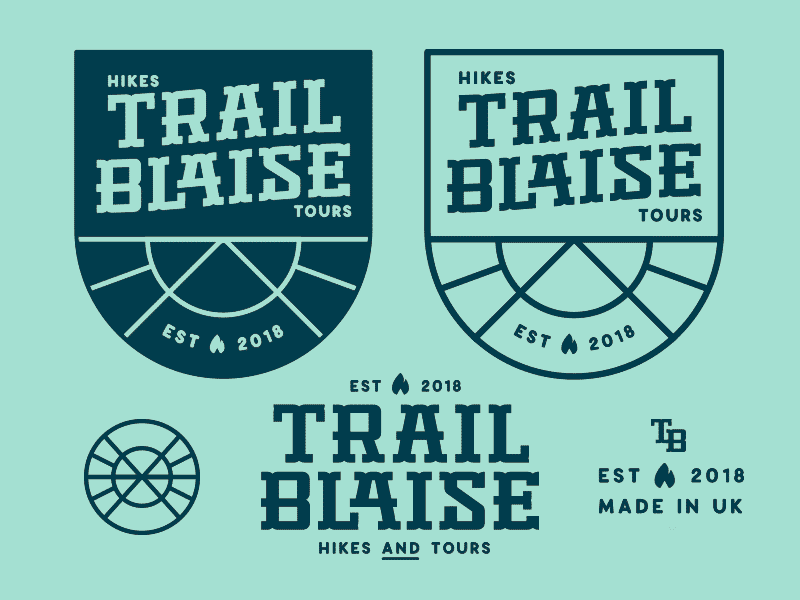 Trail Blaise unused logo concept by Hellsjells on Dribbble