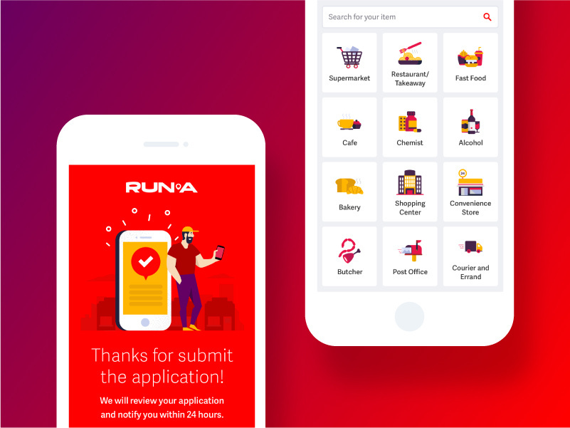 Runa App showcase by Andelo on Dribbble