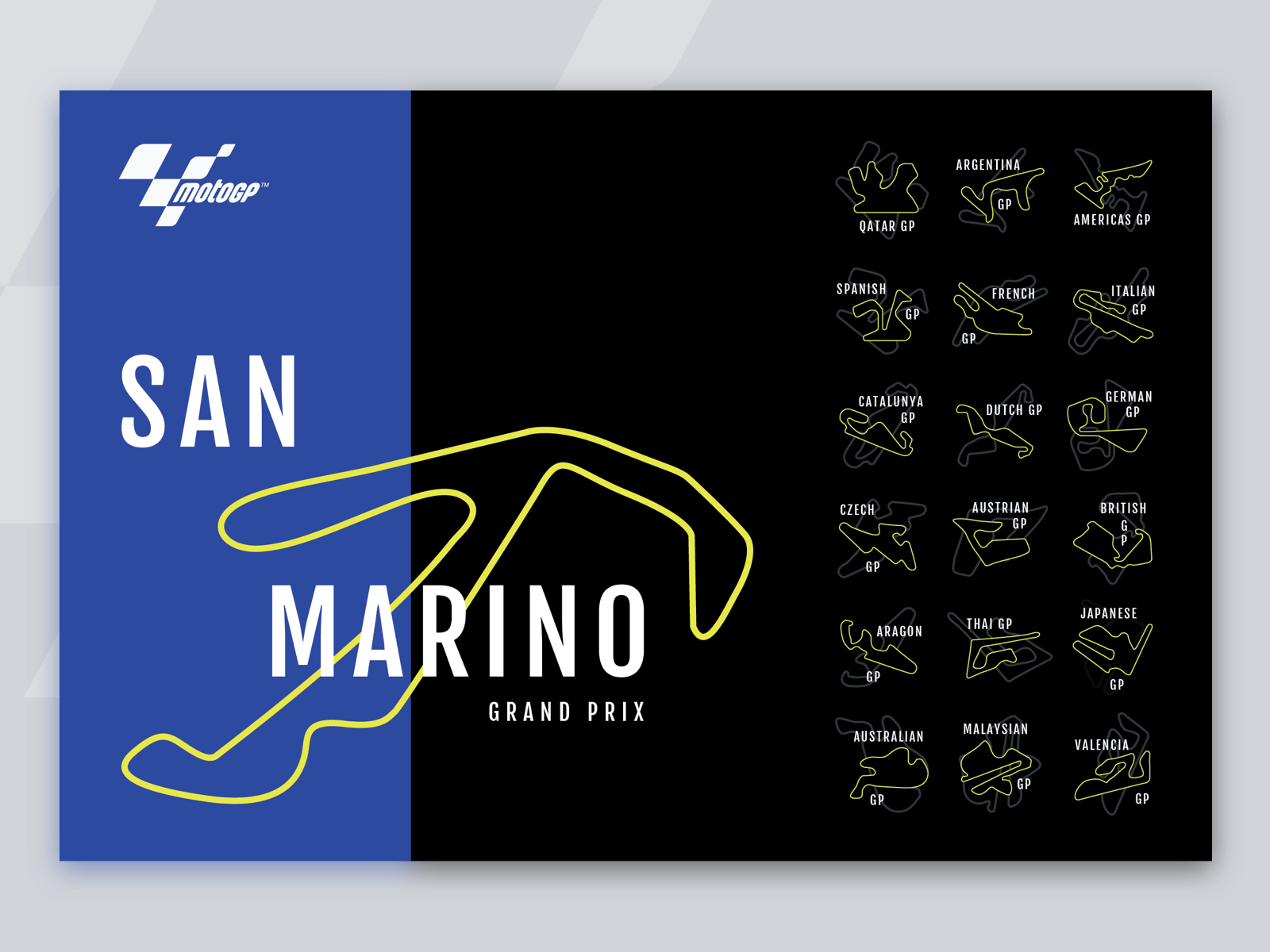 MotoGP Poster by Diana Caballero on Dribbble