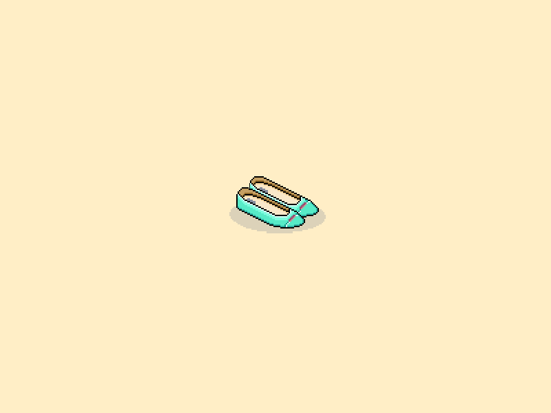 Pixel ballet shoes animation by Iryna Nikolayeva on Dribbble