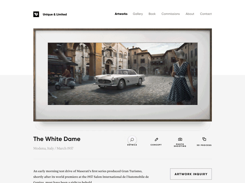 Unique & Limited Artwork Detail by Jakub Nespor on Dribbble