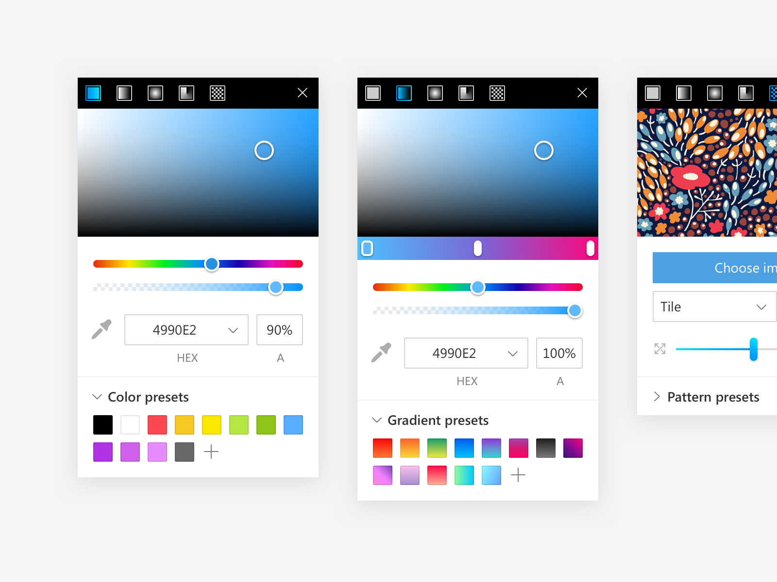 Lunacy Color Picker by Kyrylo Kazachek for Icons8 on Dribbble