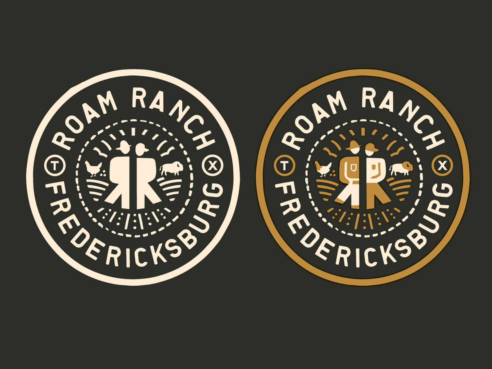Roam Ranch Badge by Neighborhood Studio on Dribbble