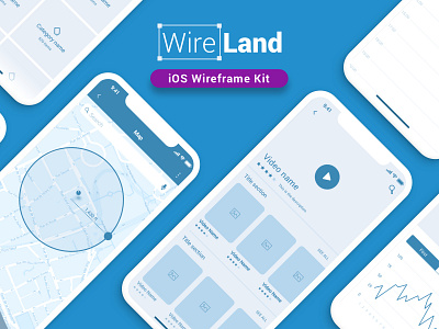 iOS Wireframe Library by UI Design Resource on Dribbble