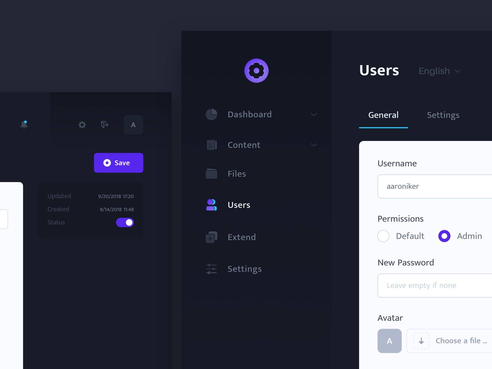 TCAdmin Design by Matt Murphy | Dribbble