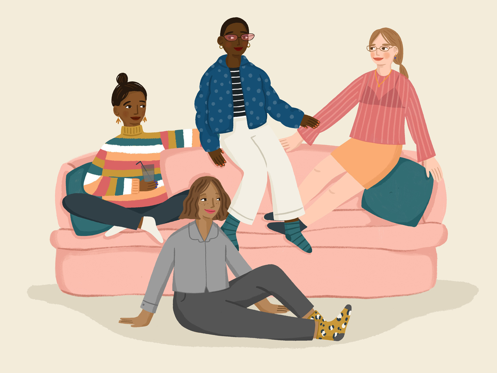 Friends by Folio Illustration Agency on Dribbble