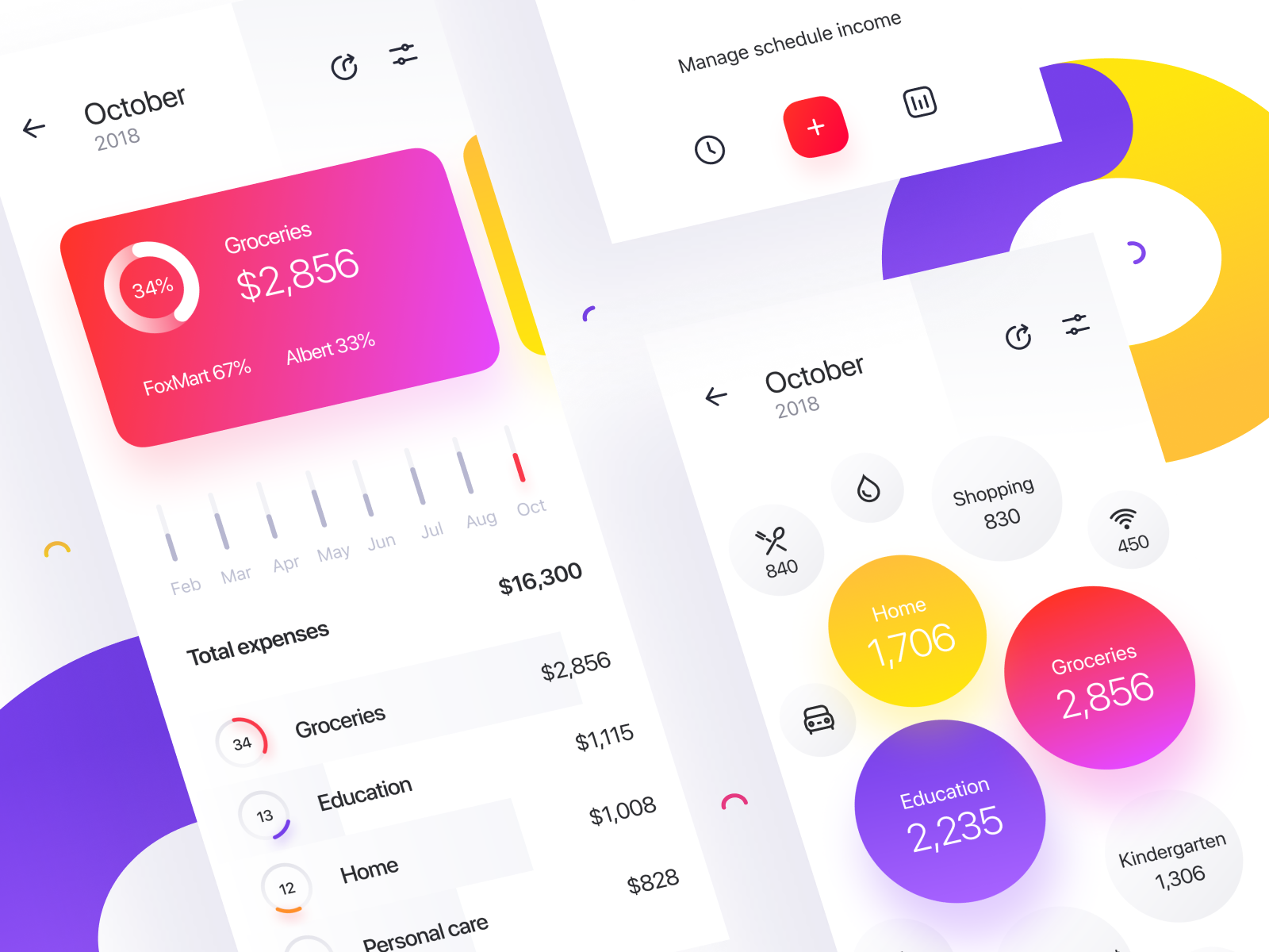Money Tracker: Reports by Volodymyr Gruev for heartbeat on Dribbble