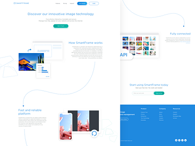 Technology page by Natalia Baquero on Dribbble