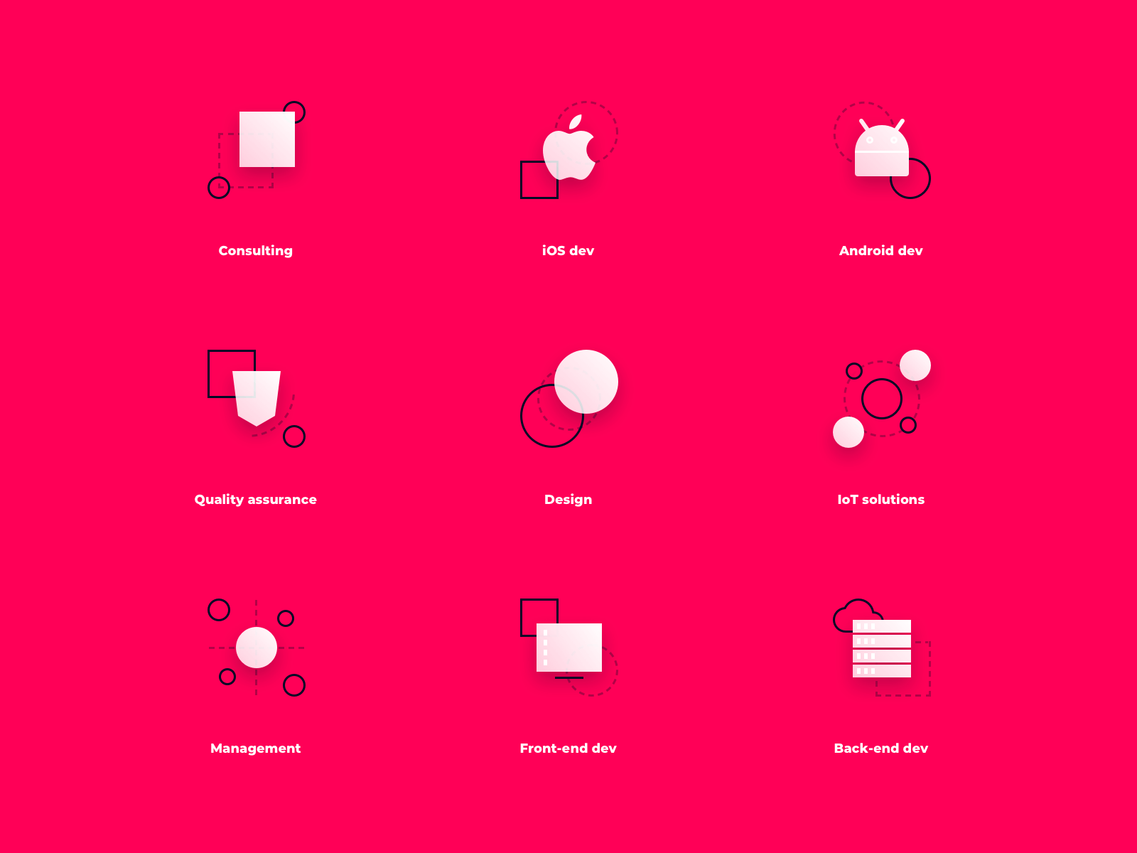 Service Icons by Jakub Kośla for Appchance on Dribbble