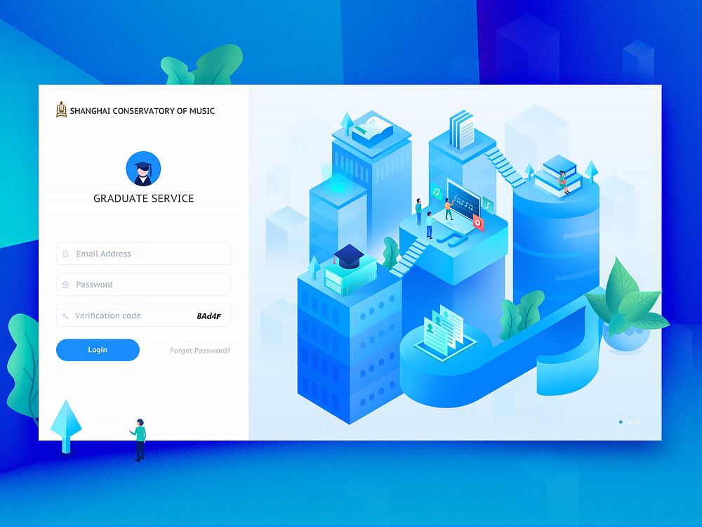 Login Page Design by Zoeyshen for RaDesign on Dribbble