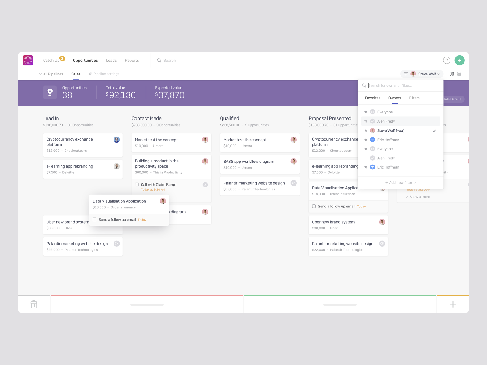 Opportunities Board by Bilal Ck for Stead on Dribbble