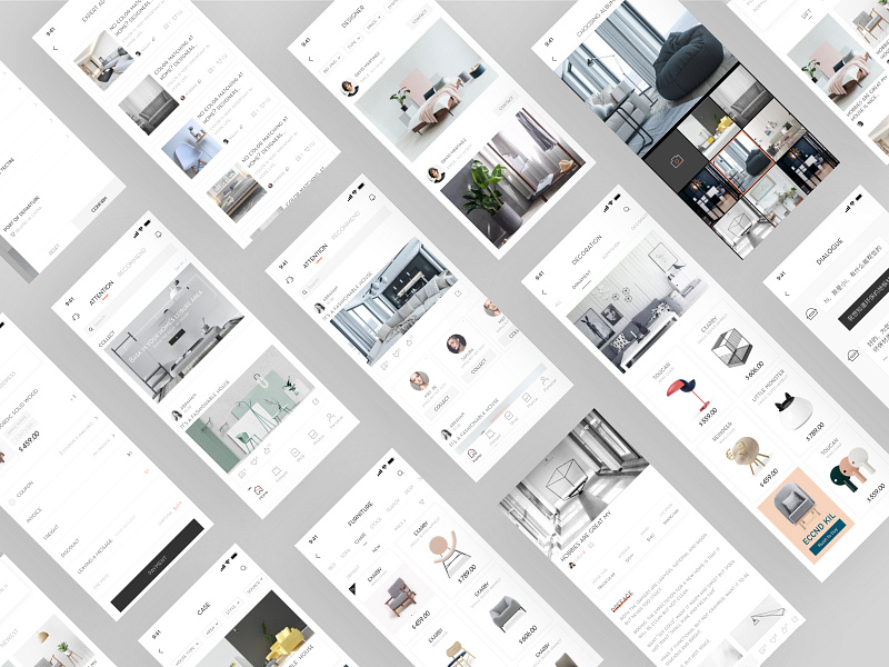 Interface display by Emily for Pxeed on Dribbble