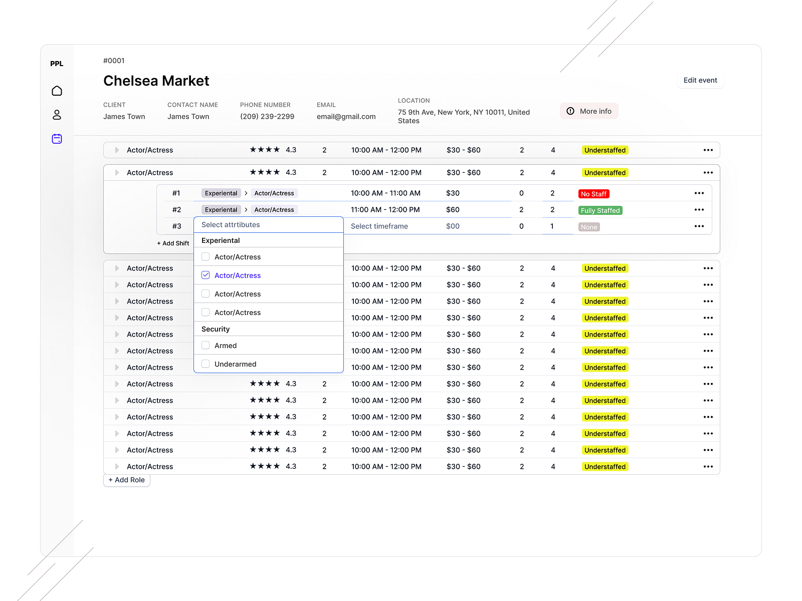Inline edit for better UX by Alex Tsibulski on Dribbble