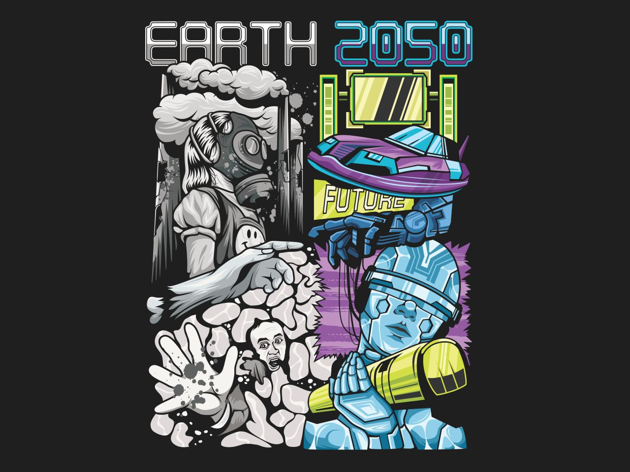 Earth 2050 by Flit Studio on Dribbble