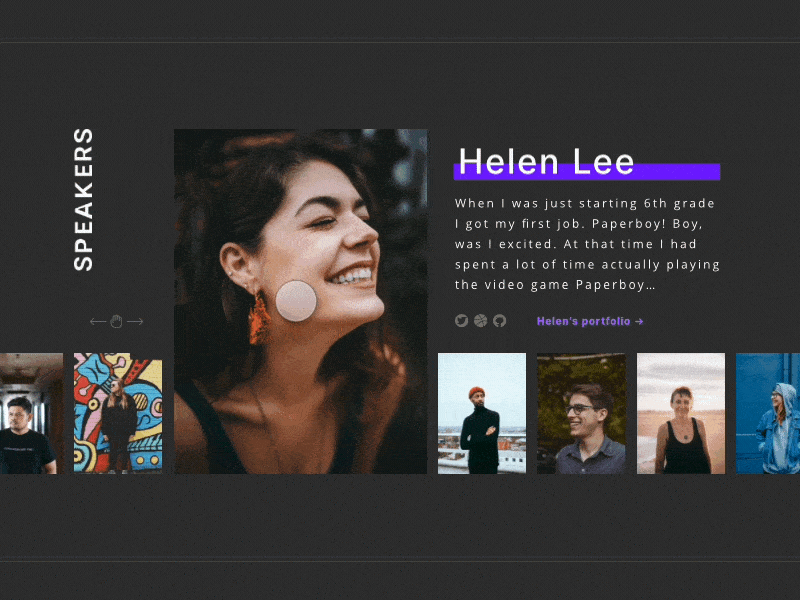 Carousel Transition by Stéphane Goeuriot on Dribbble