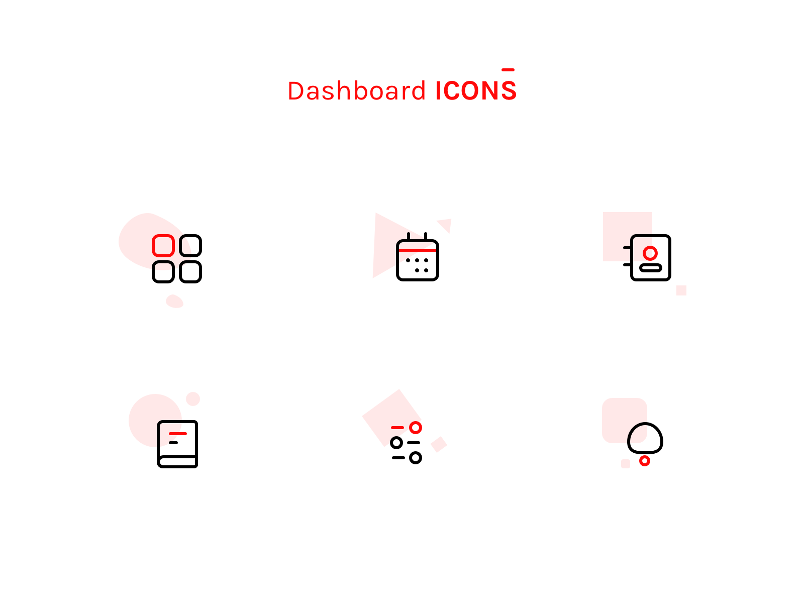 Dashboard icons by Prakhar Neel Sharma on Dribbble