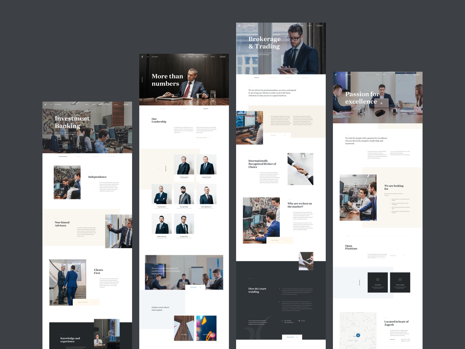 InterCapital - Inner Pages by Filip Justić for Balkan Brothers on Dribbble