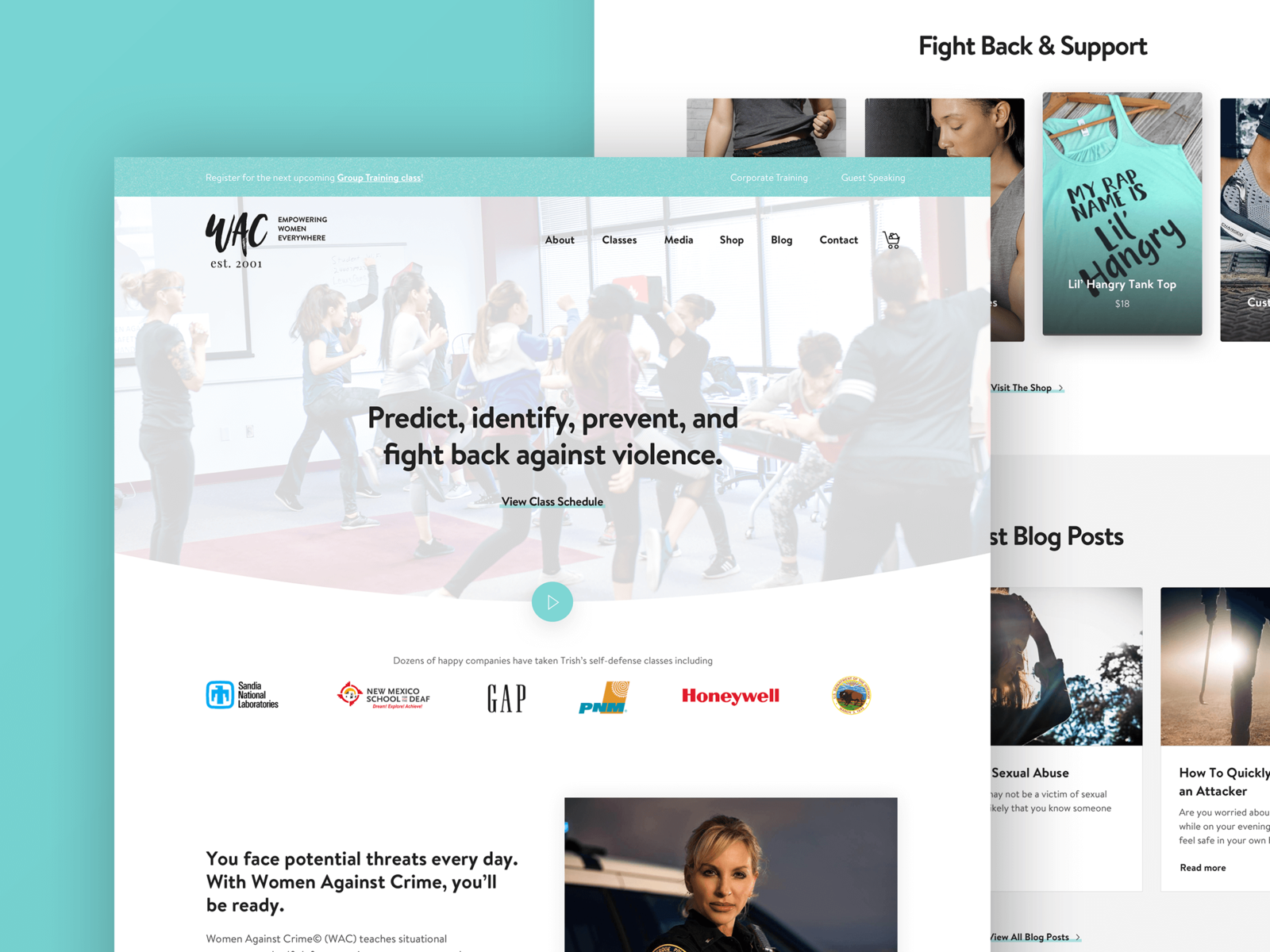 Women Against Crime Website Design Development by Kevin Donnigan on ...