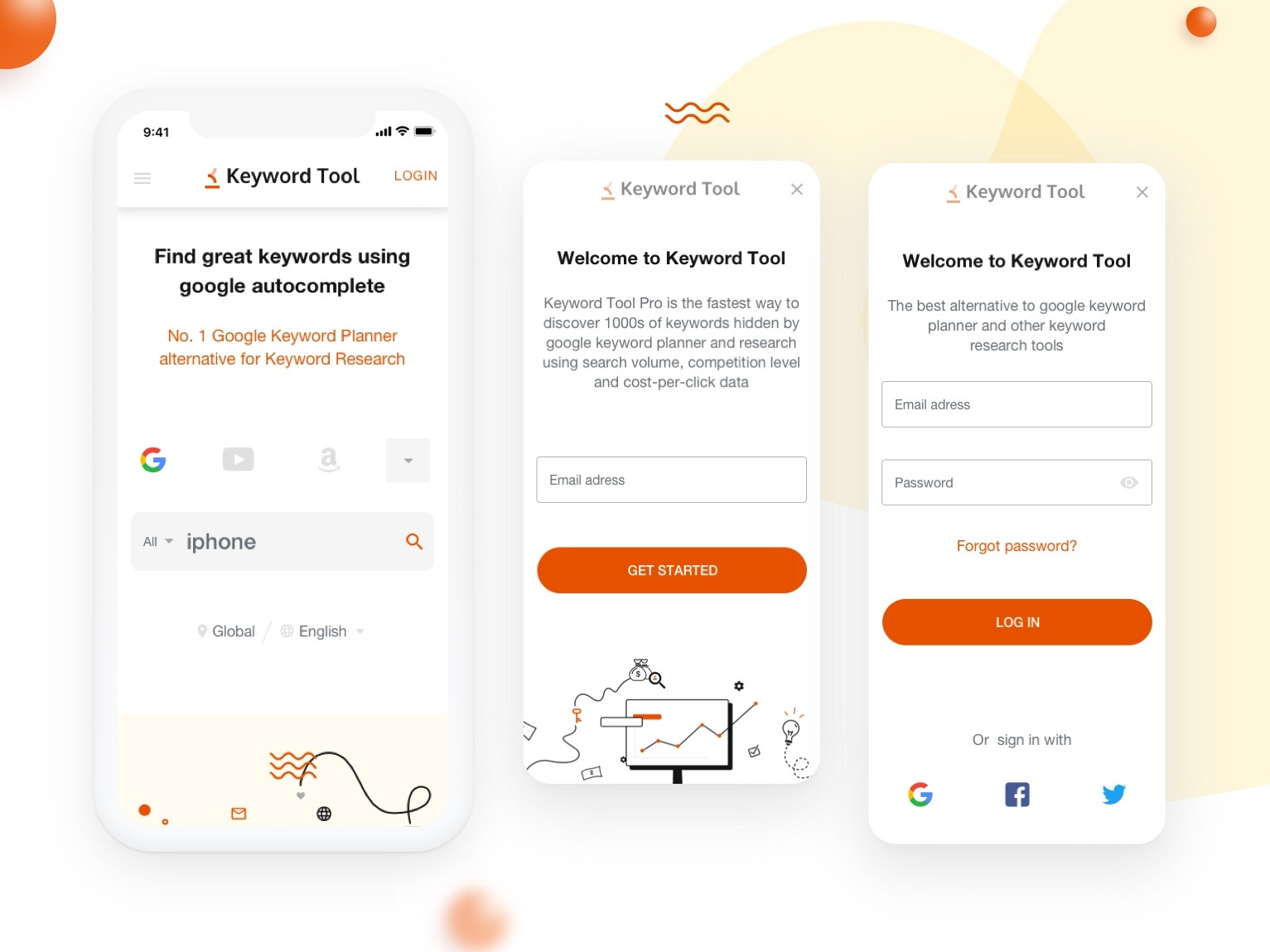 Keyword Tool Mobile by Tetiana ︎ for UX/UI design for B2B, SaaS, CRM on ...
