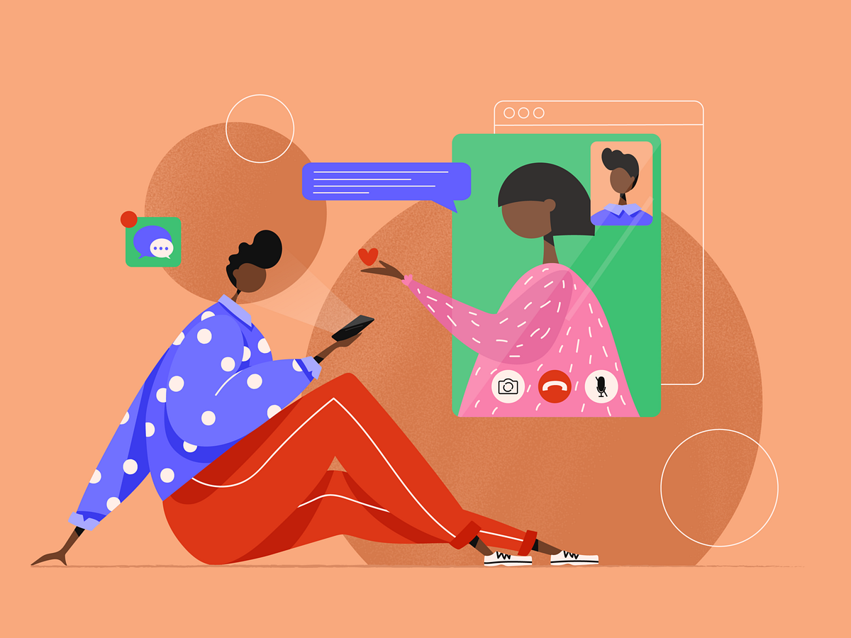 Facetime with babe by Kajsa Ailm for Orizon: UI/UX Design Agency on ...