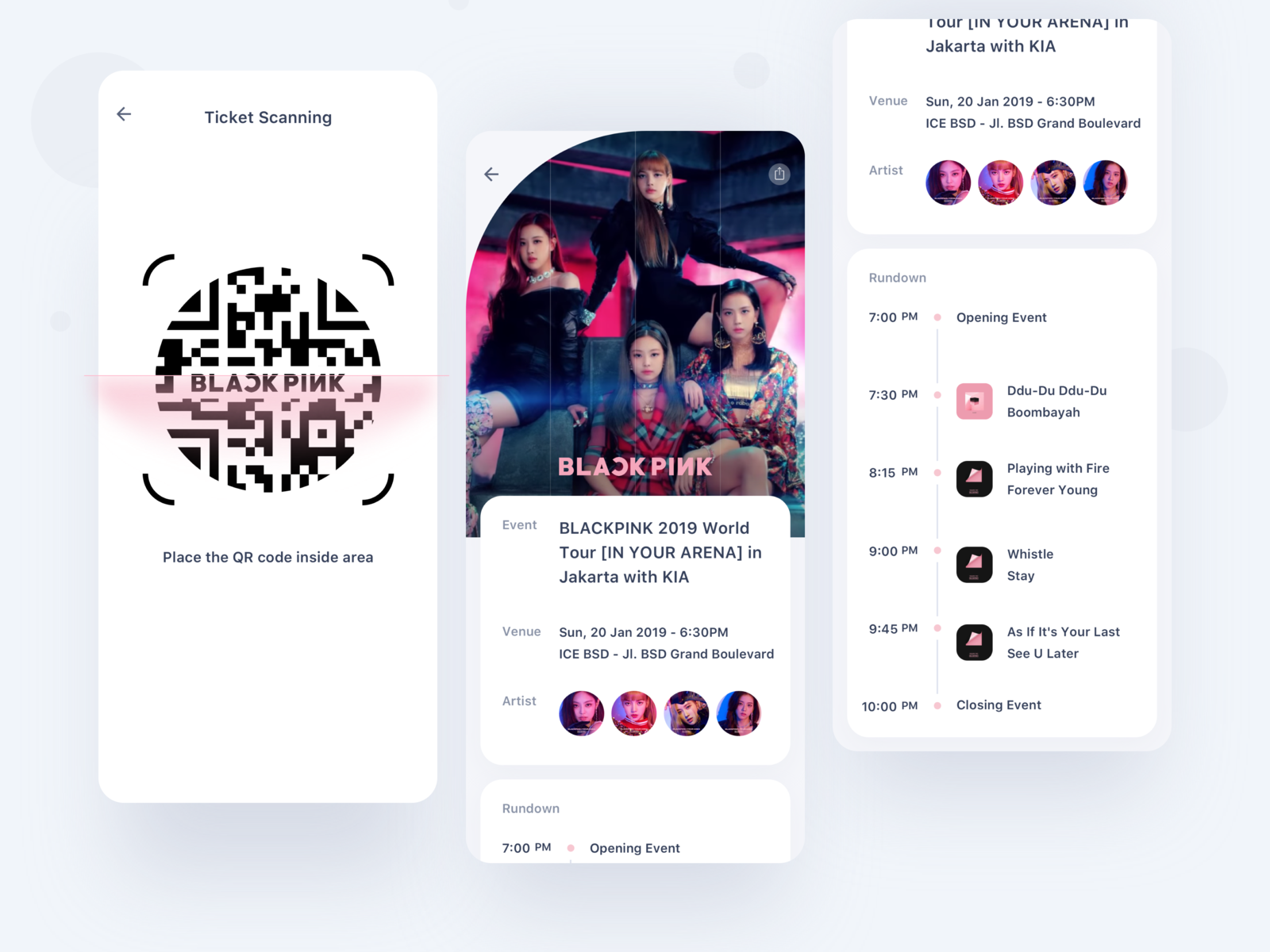 AR ticket event Blackpink ⠿ tiket.com by Rian® for tiket design on Dribbble