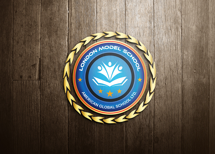 London Model School Logo Design by shahidul on Dribbble
