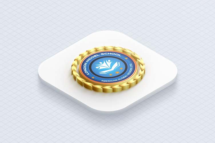 London Model School Logo Design by shahidul on Dribbble