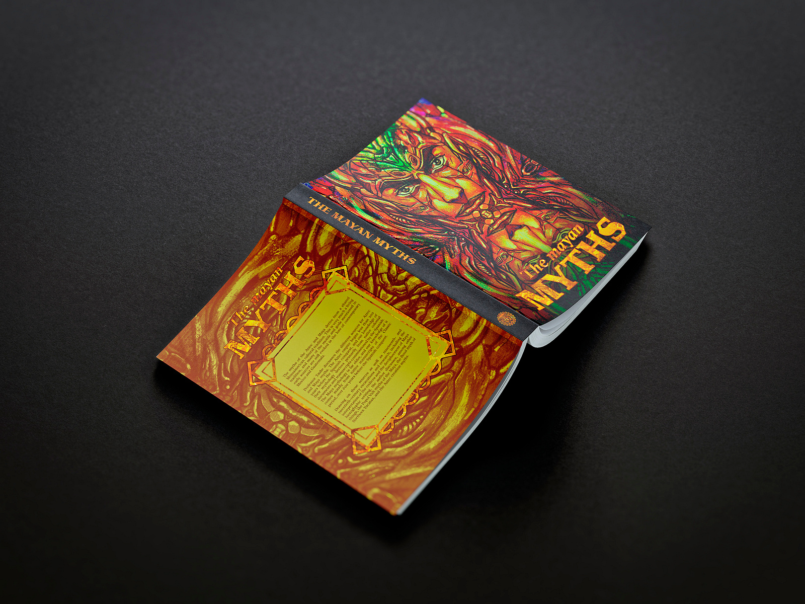The Mayan Myths book cover by Frank Sandres on Dribbble