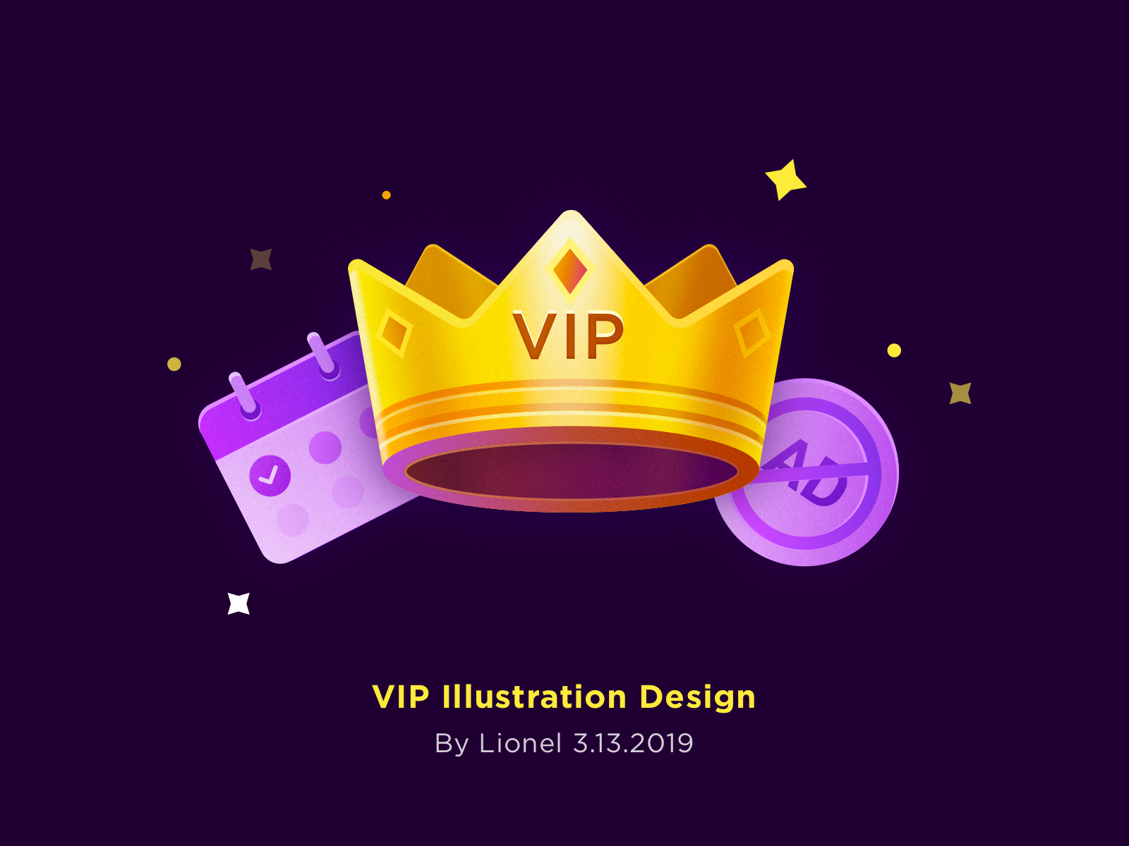 VIP Illustration Design by Lionel on Dribbble
